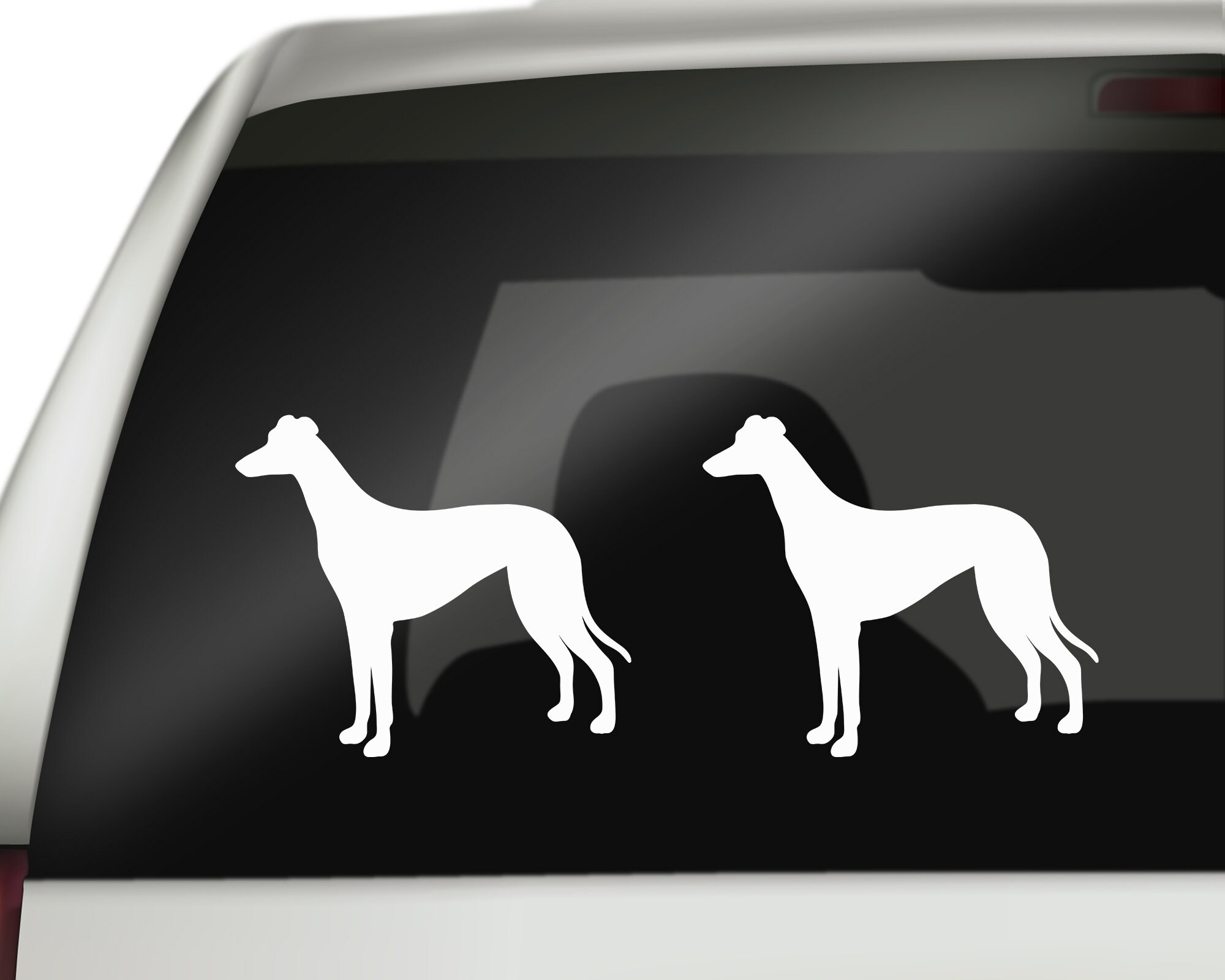 Greyhound Dog Car Sticker Decal Greyhounds | Etsy