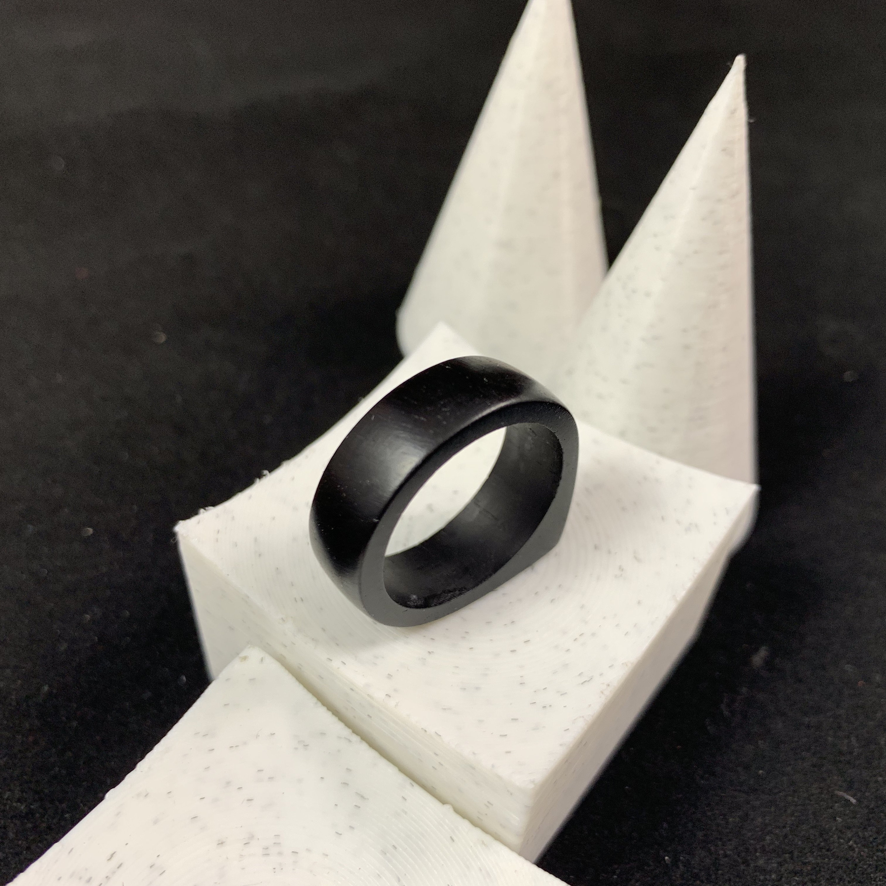 African Blackwood Wood Ring Pointed Custom Handmade - Etsy Canada