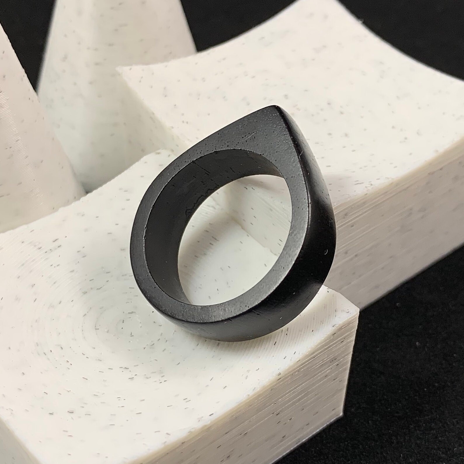 African Blackwood Wood Ring Pointed Custom Handmade - Etsy Canada