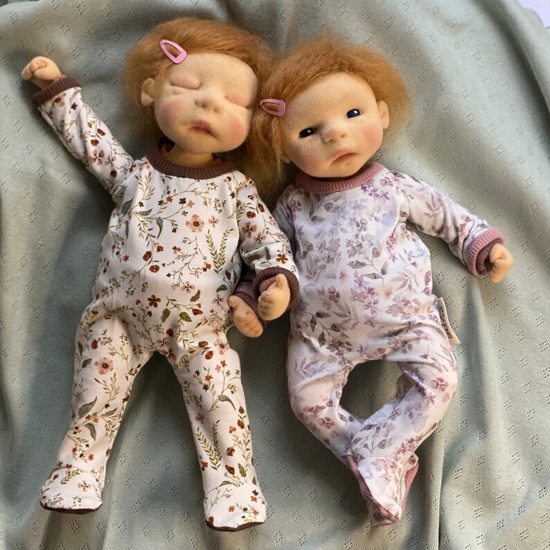 Waldorf Doll Twin Babies *yuma & Zoe* 12.6" - Etsy