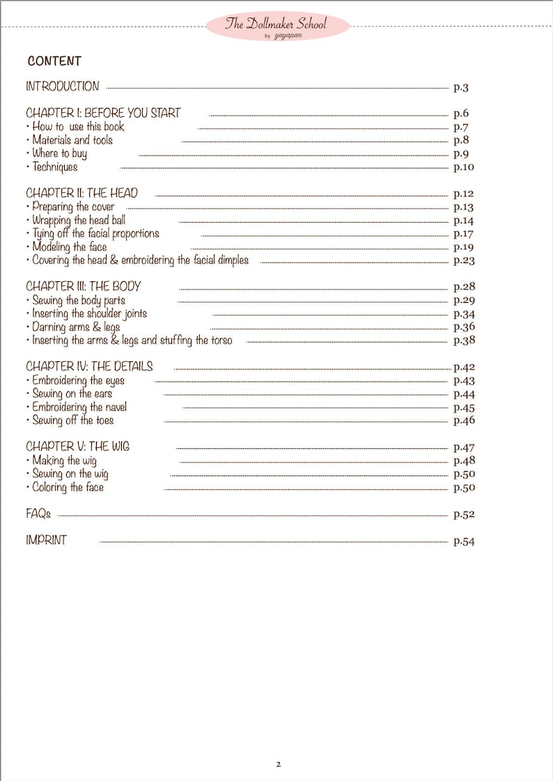 Ebook Doll Peony / Diy-instruction Incl. Pattern ENGLISH - Etsy