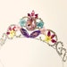Rainbow Crown ,rainbow Birthday Crown, Birthday Flower Crown, Princess ...