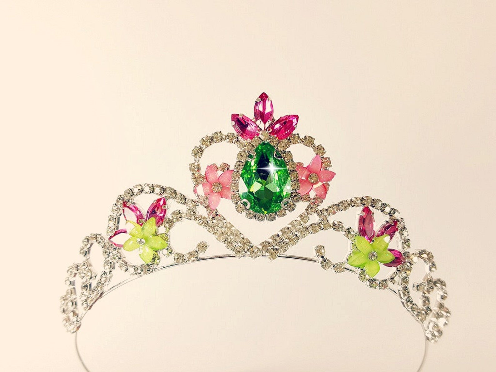 Dreamy Tinkerbell Tiara Fits Tinkerbell Outfit Crystal - Etsy