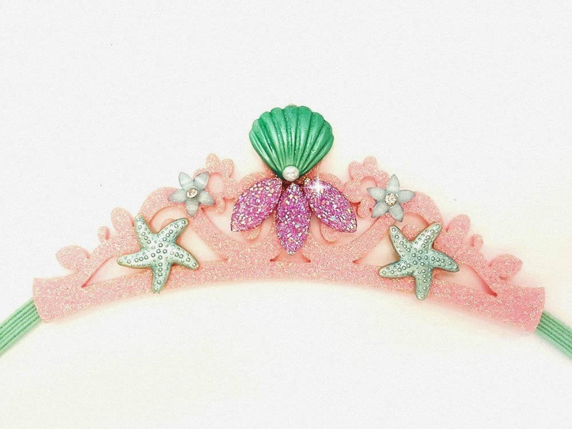 Mermaid Party Crown Mermaid Crownmermaid Birthdaybaby | Etsy