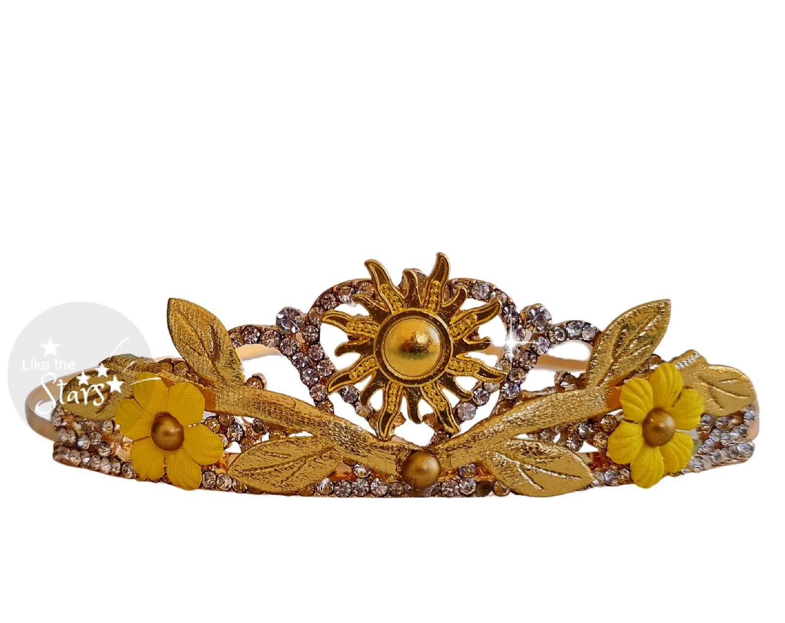 Shine Gold Boho Sun Birthday Crown Tiara Here Comes the Sun - Etsy