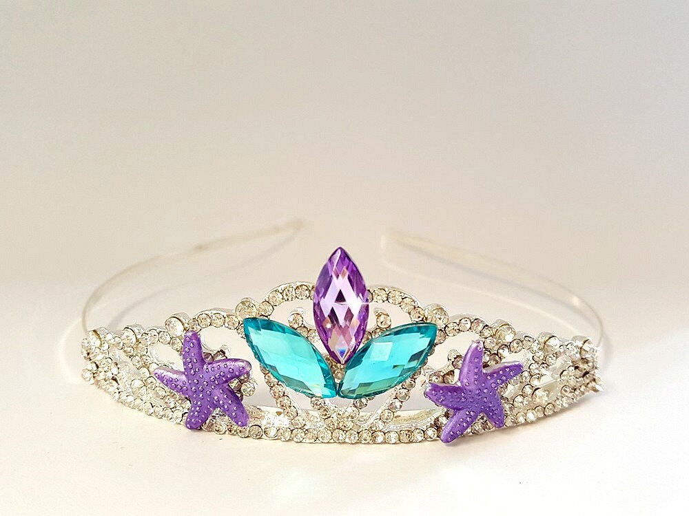 Mermaid Crown For Mermaid Party Fits Mermaid Birthday Outfit | Etsy