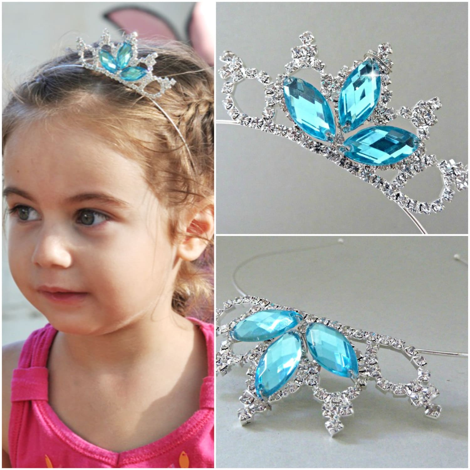 FROZEN ELSA CROWN Princess Crown Birthday Party Crown - Etsy