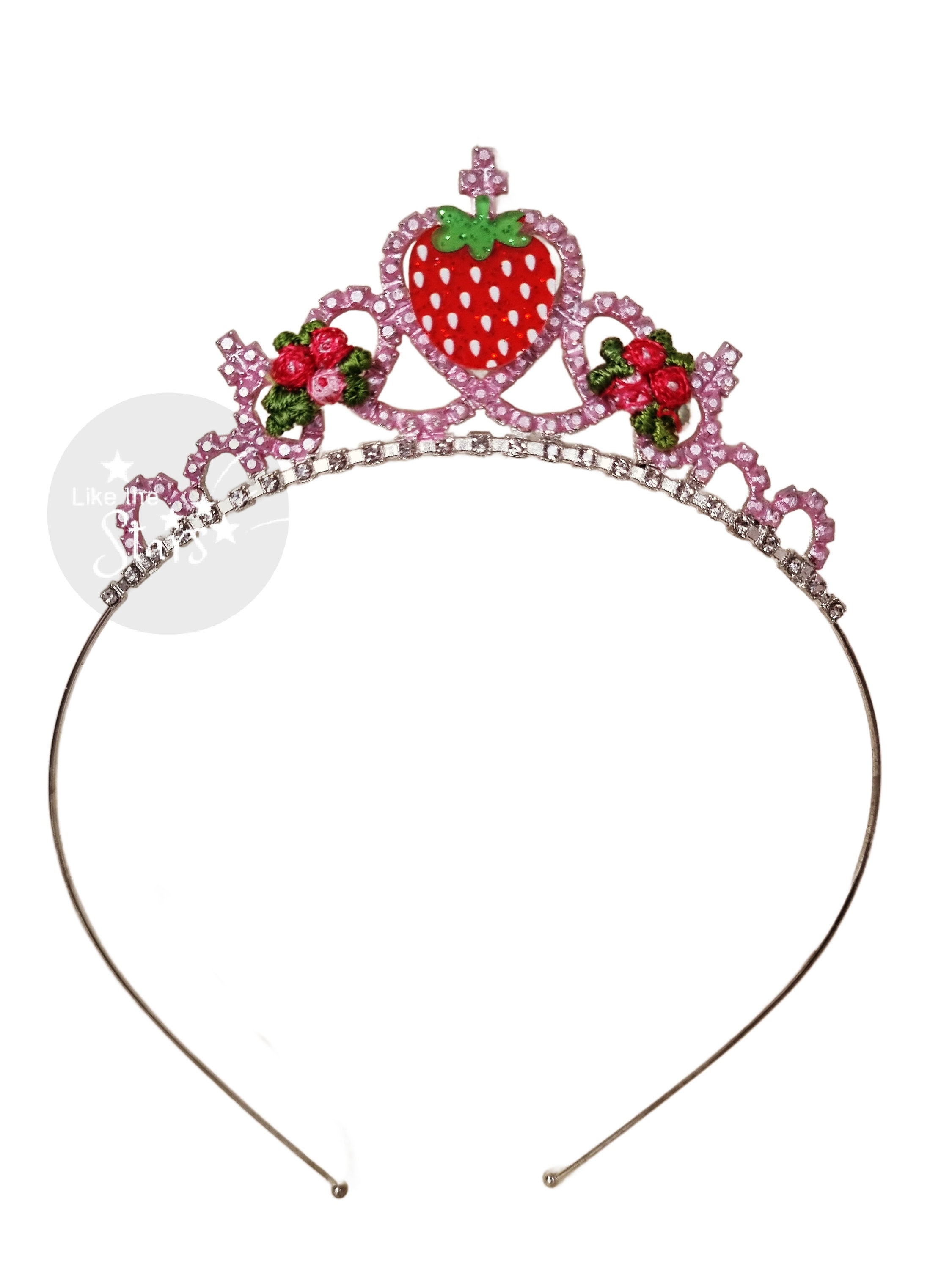 Brabus Strawberry Crown First 1st Birthday Tiara Headband, Berry First ...