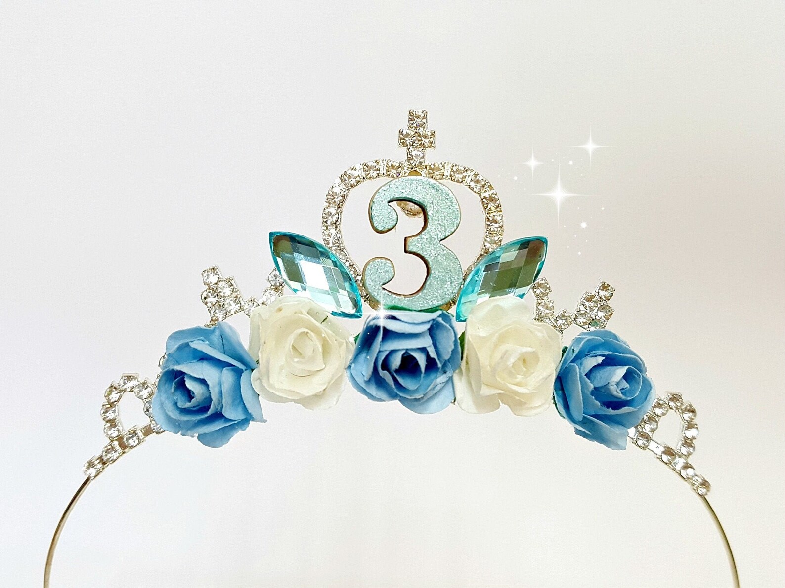 Elsa Birthday Flowers Crown Frozen Birthday Custom Birthday - Etsy