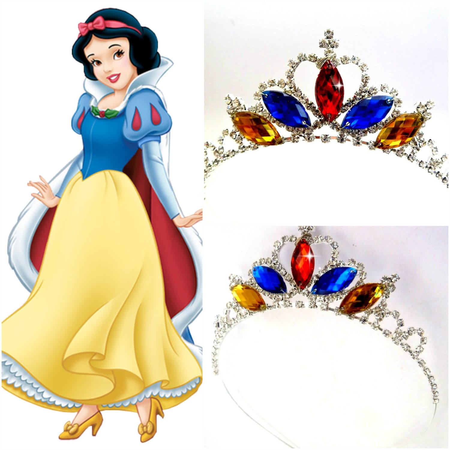 Snow White Crown Snow White Tiaraprincess Snow White | Etsy Canada