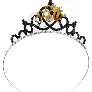 Honey Splash Bee Honeycomb Crown for Queen Bee Outfit, Bee Day Shirt ...