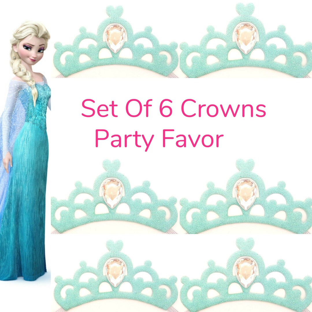 Elsa Party Crowns Frozen Party Favor, Elsa Crown Party Favor, Winter ...