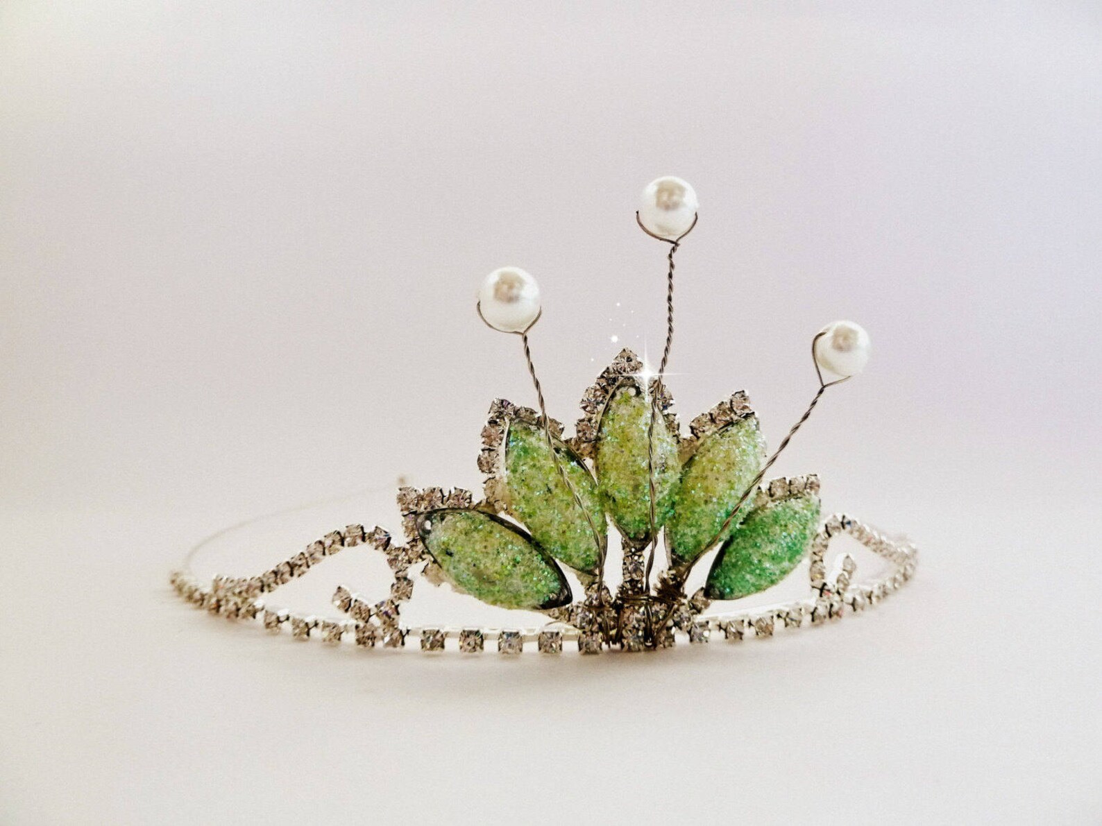 Princess and the Frog Tiara ,princess Tiana Tiara,green Princess Tiana ...
