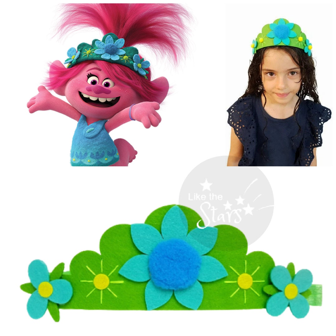 BIG SALE Poppy Troll Headband, Trolls 2 Headband ,trolls World Tour ...