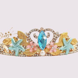 Mermaid Crown Fits Mermaid Birthday Outfit Mermaid Photo - Etsy
