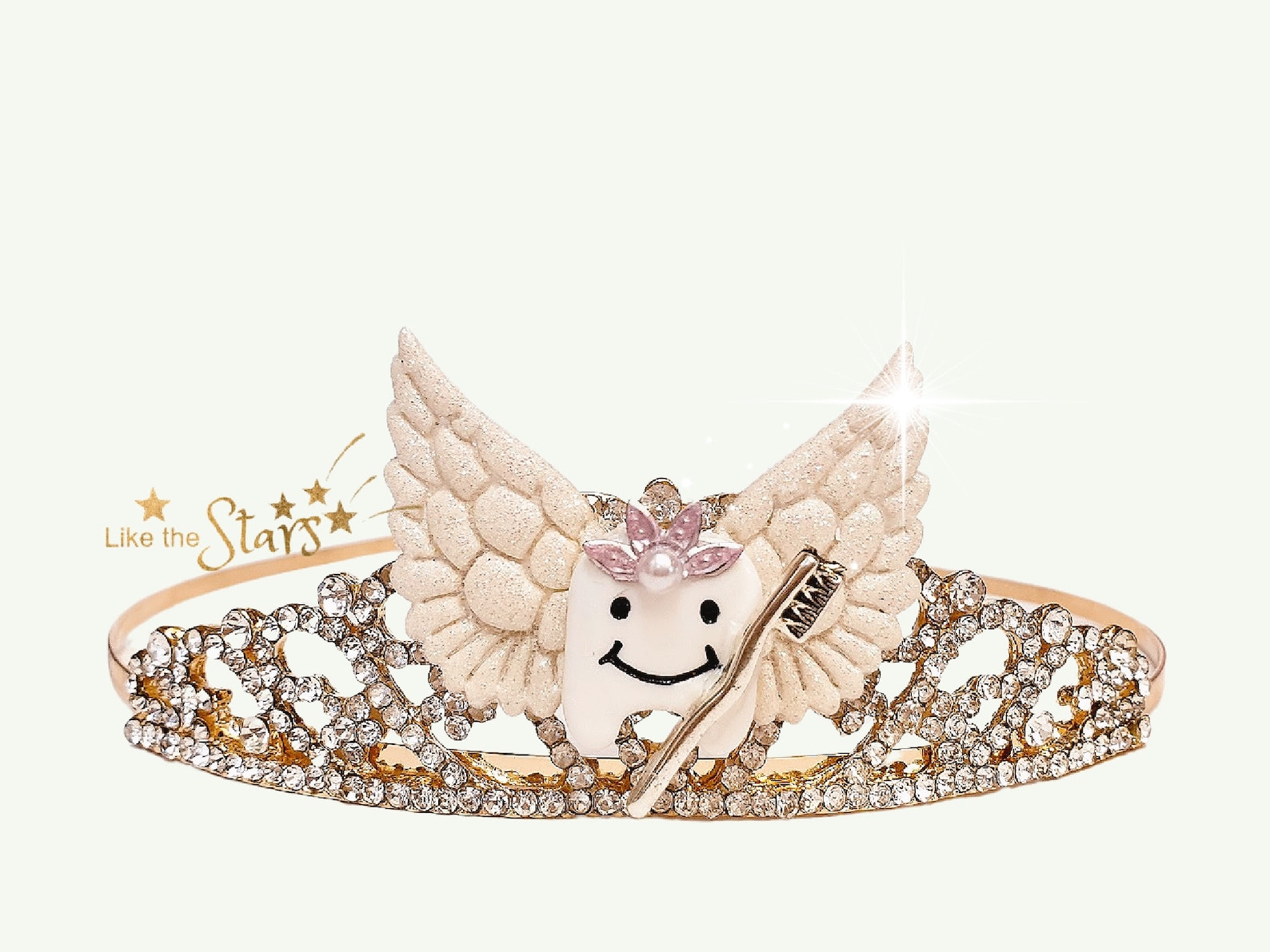 Tooth Fairy Crown Tiara Headband, Tooth Fairy Costume Cosplay Outfit ...