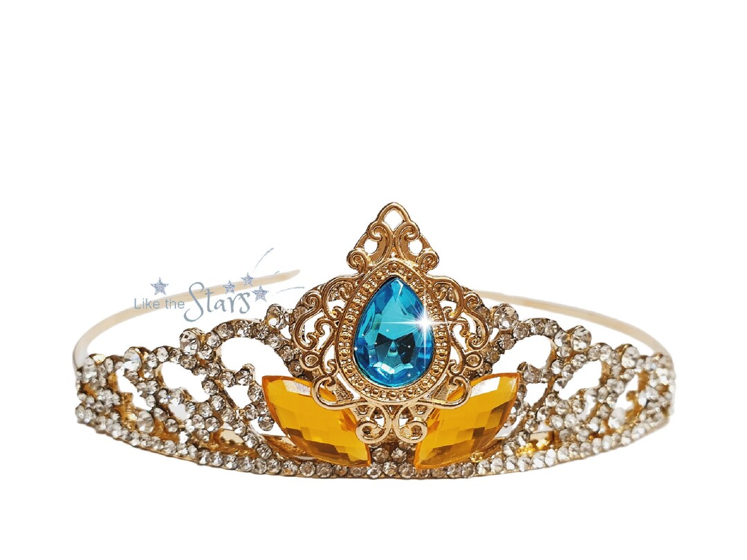 Princess Jasmine GOLD CROWN Princess Jasmine Gold Rhinestone - Etsy