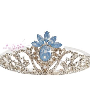 Elsa Frozen 2 Blue Dress Crown Tiara, Elsa Birthday Crown, Elsa Tiara ...