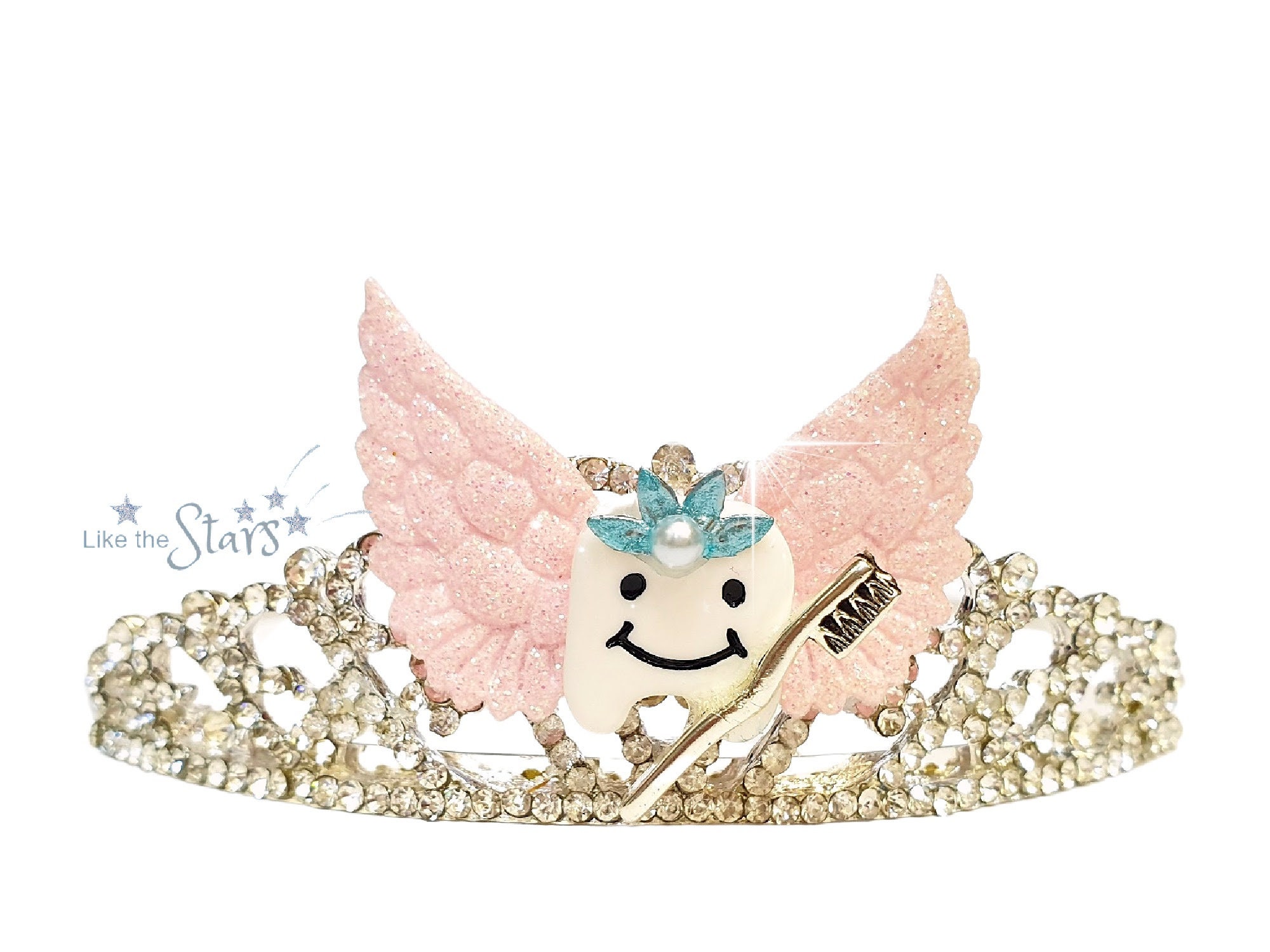 Tooth Fairy Crown Tiara Headband, Tooth Fairy Costume Cosplay Outfit ...