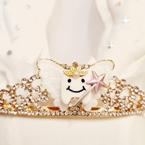 Tooth Fairy Crown Tiara Headband, Tooth Fairy Costume Cosplay Outfit ...