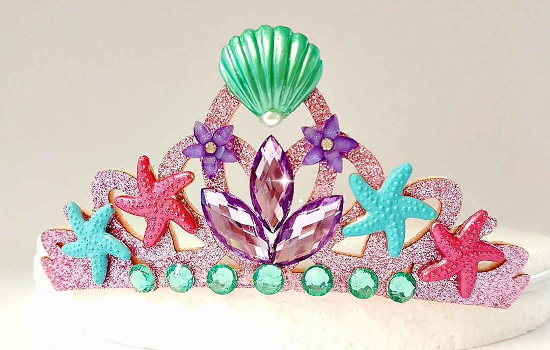 Mermaid Crown, Women Mermaid Crown, Summer Party Crown, Mermaid ...