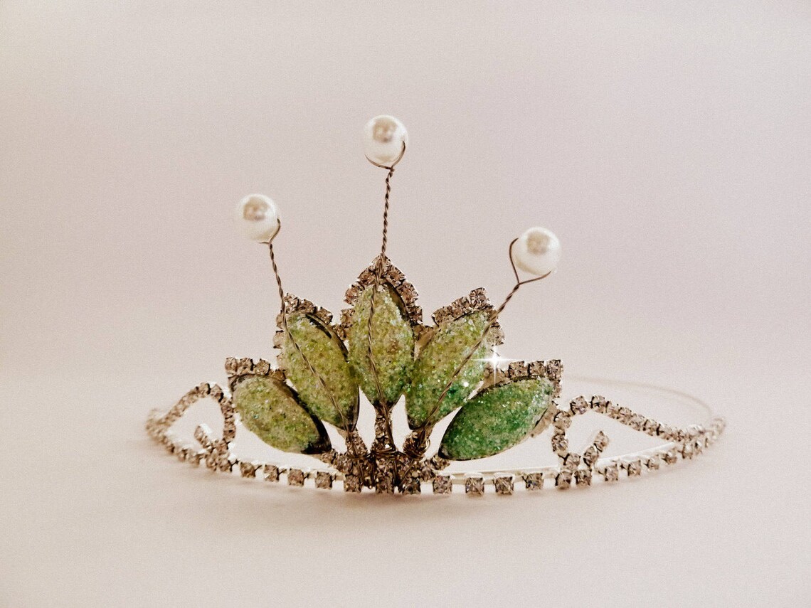 Princess and the Frog Tiara princess Tiana Tiaragreen | Etsy