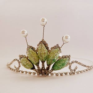 Princess and the Frog Tiara ,princess Tiana Tiara,green Princess Tiana ...