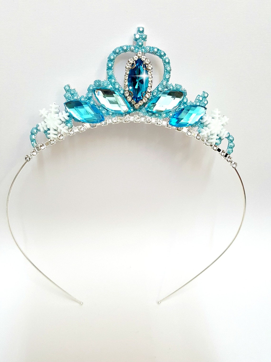 Hair Jewelry Snowflake Crown, ELSA Birthday Tiara, Frozen Headband ...