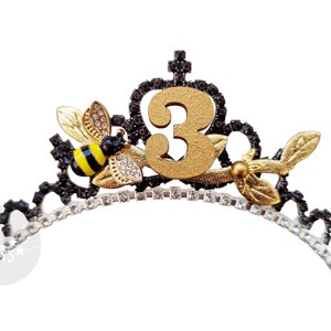 Brabus Queen Bee Birthday Party Crown, My 1st Bee Day Crown, Sweet to ...
