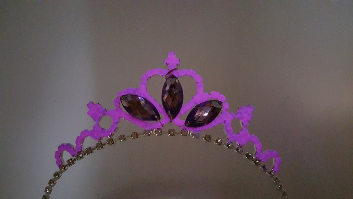 Pink Tiara Glow in the Darkglowing Tiaraadult Birthday | Etsy