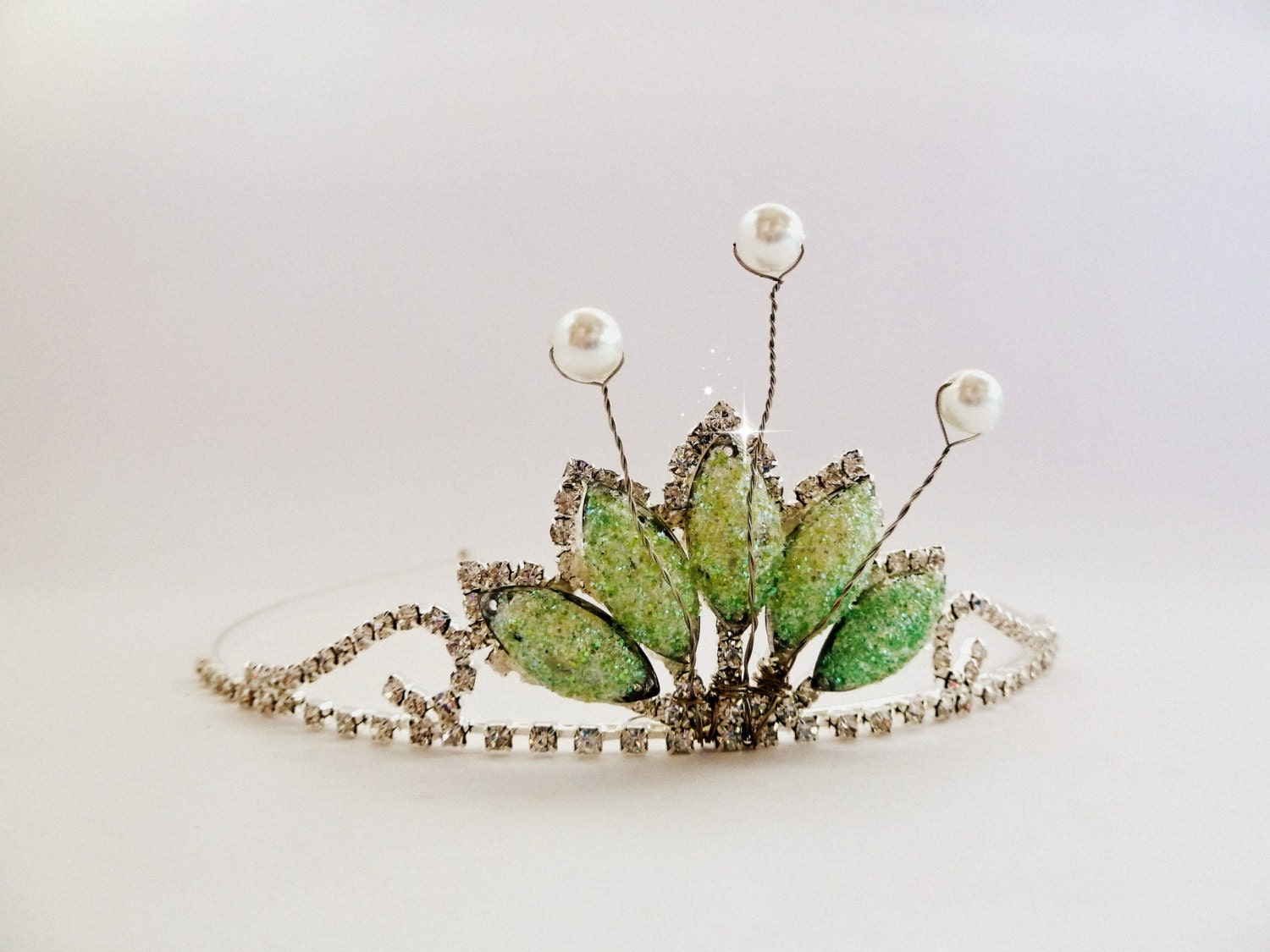 Princess and the Frog Tiara princess Tiana Tiaragreen | Etsy