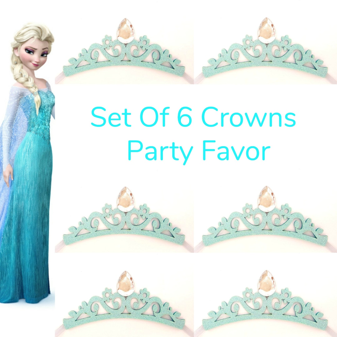 Elsa Crown Party Favor, PRINCESS Crowns PARTY FAVORS, Crowns Party ...
