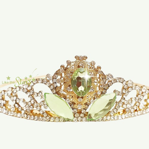 Princess and the Frog Tiara princess Tiana Tiaragreen - Etsy