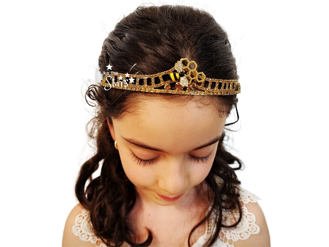 Bumblebee Birthday Crown First Birthday Crown Outfit Bee - Etsy