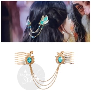 Jasmine Aladdin Gold Leaf Hair Chain ,jasmine Aladdin Hair Chain ...