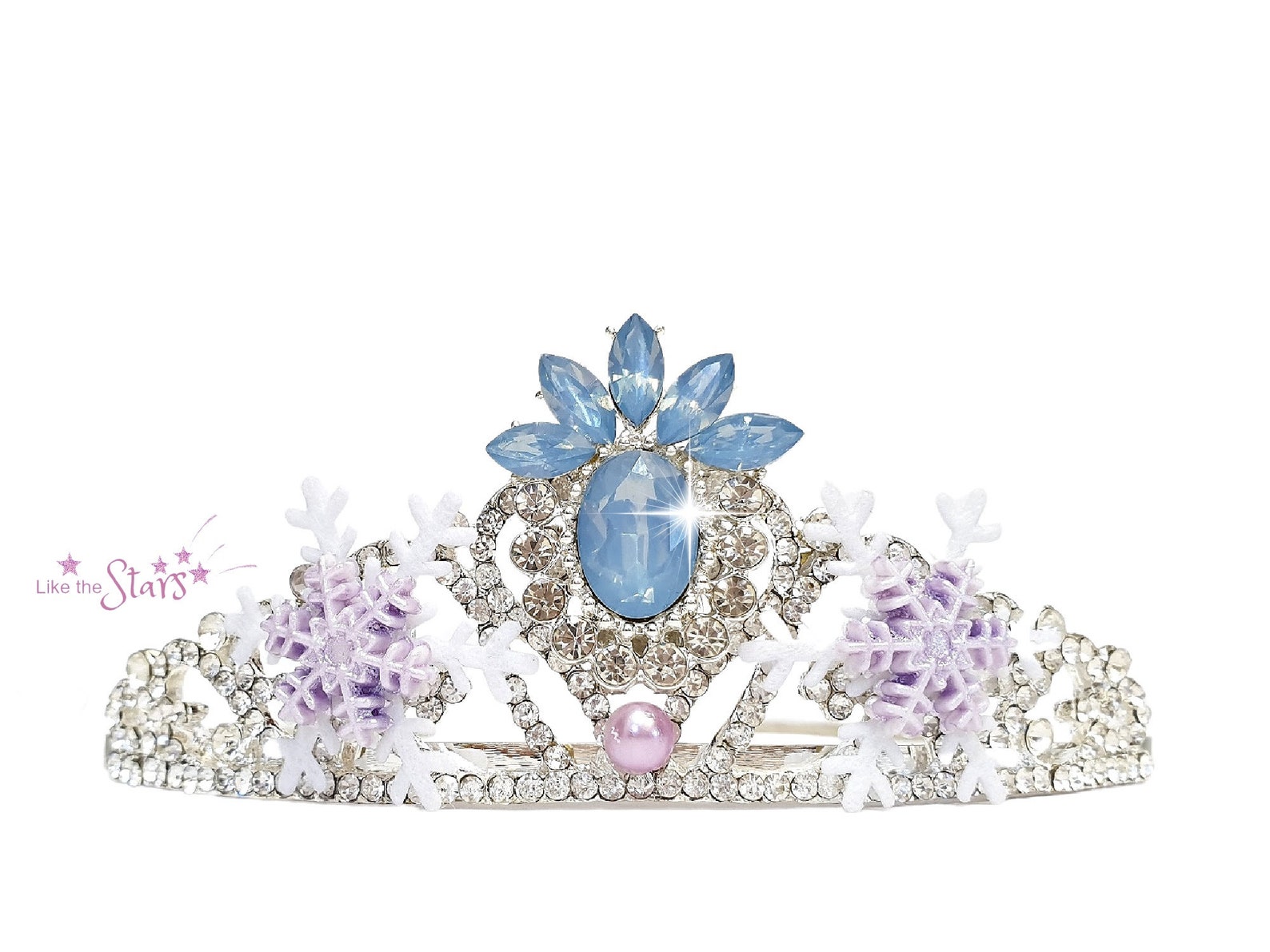 Elsa Frozen 2 Blue Dress Crown Tiara Elsa Snowflake Crown | Etsy