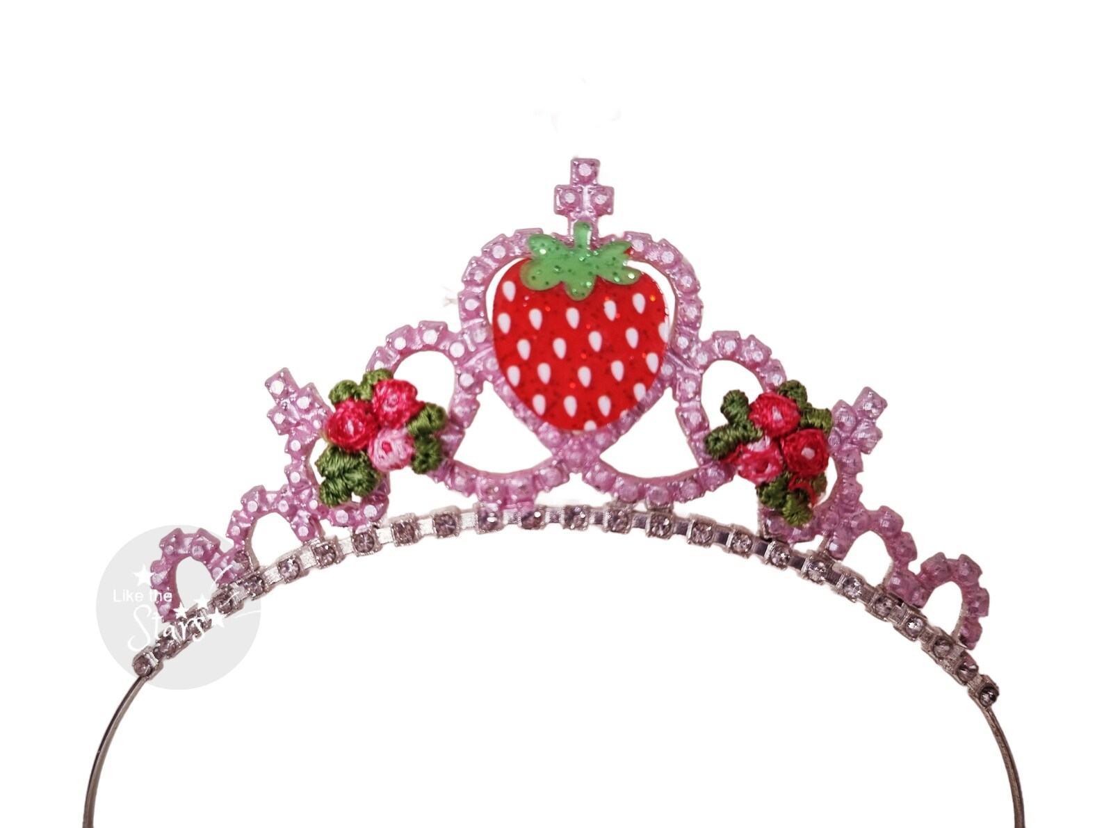 Brabus Strawberry Crown First 1st Birthday Tiara Headband, Berry First ...