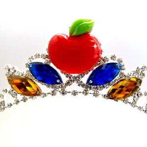 Snow White Tiara, Snow White Crown,princess Snow White Headband ,red ...