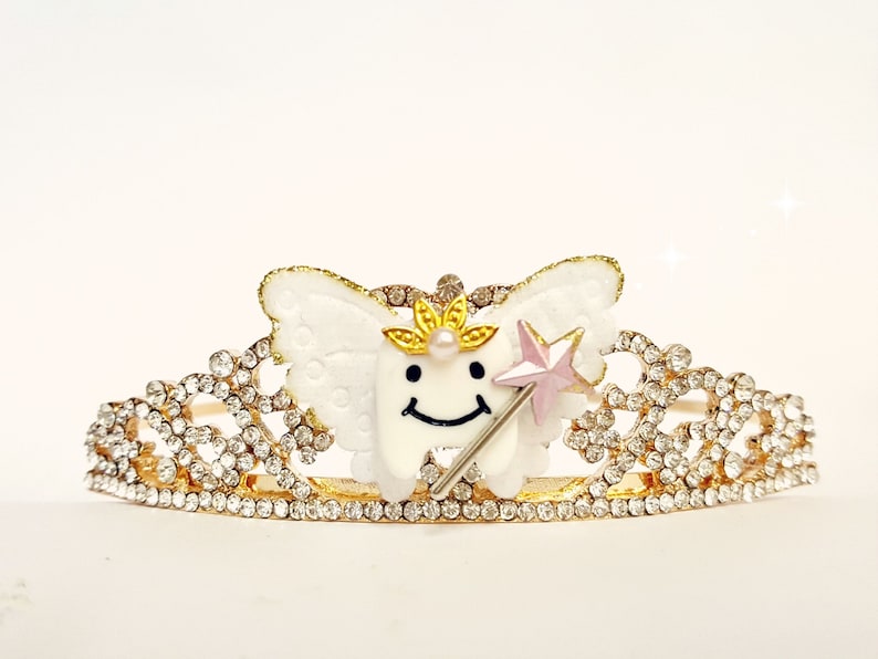 Tooth Fairy Crown Tiara Headband, Tooth Fairy Costume Cosplay Outfit ...