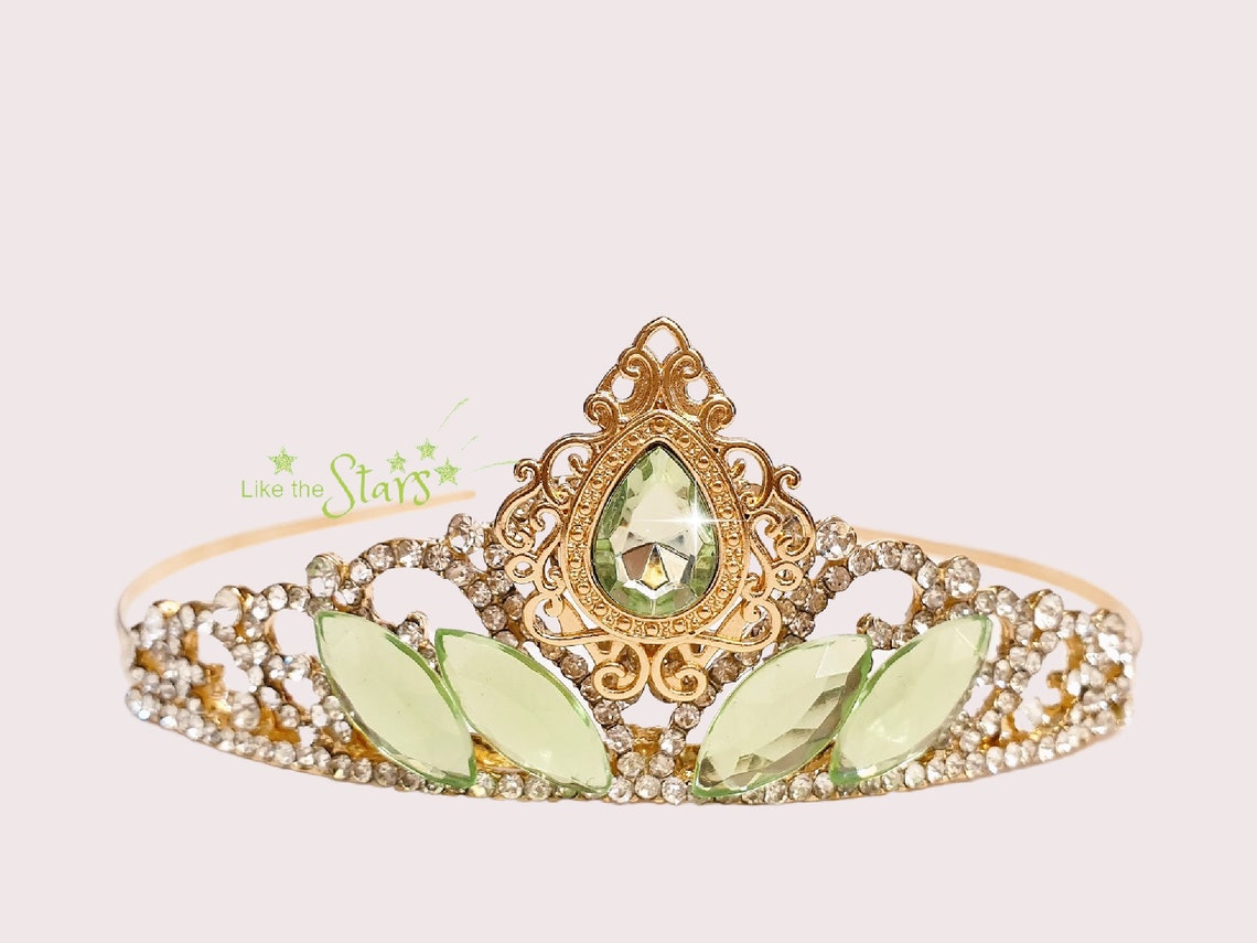 Princess and the Frog Tiara princess Tiana Tiaragreen - Etsy
