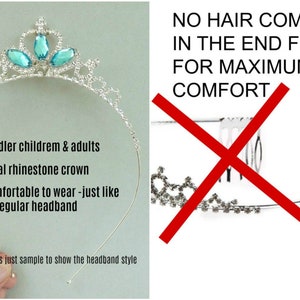 Snow White Tiara, Snow White Crown,princess Snow White Headband ,red ...