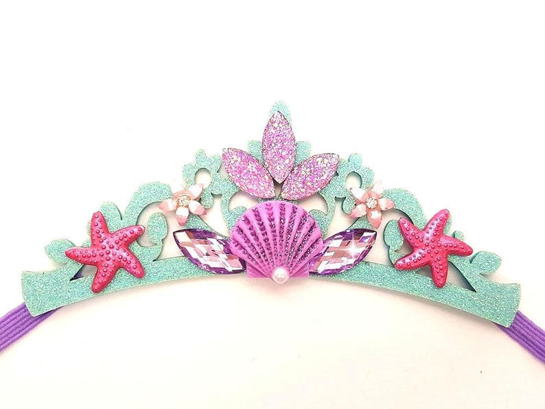 Mermaid Crown Under The Sea Crown Beach Party Crown Summer | Etsy
