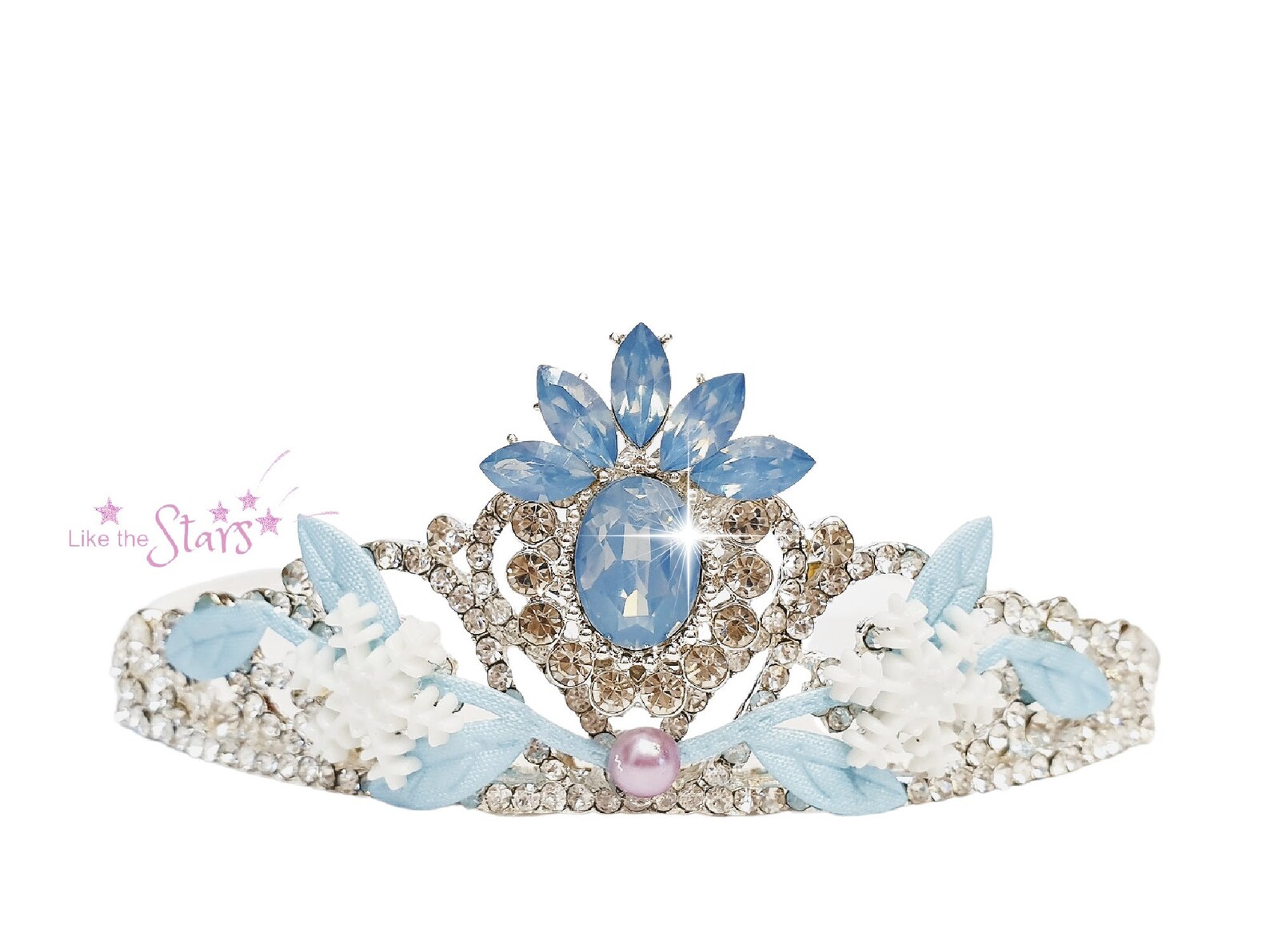 Elsa Frozen 2 Blue Dress Tiara Crown Elsa Snowflake Crown - Etsy