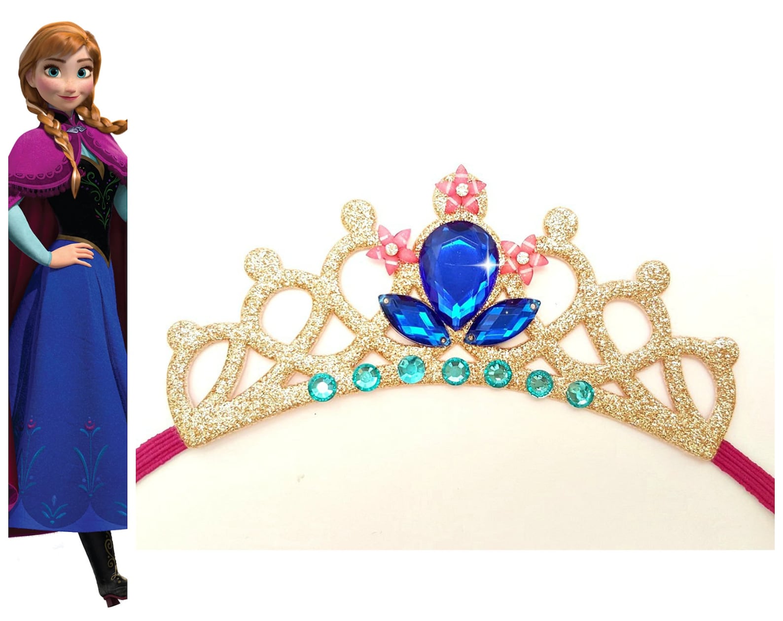 Frozen Princess Anna Tiara Adults Princess Anna Crown Tiara | Etsy