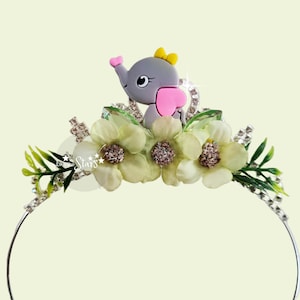 Tropical Bird Crown, Parrot Tiara, Safari Floral Zoo Animal Crown, Wild ...