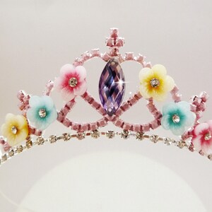 Rapunzel Crown, Rapunzel Hair Flower Crown , Birthday Crown, Princess ...