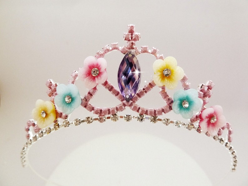 Rapunzel Crown Rapunzel Hair Flower Crown Birthday Crown | Etsy