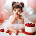 Brabus Strawberry Crown First 1st Birthday Tiara Headband, Berry First ...