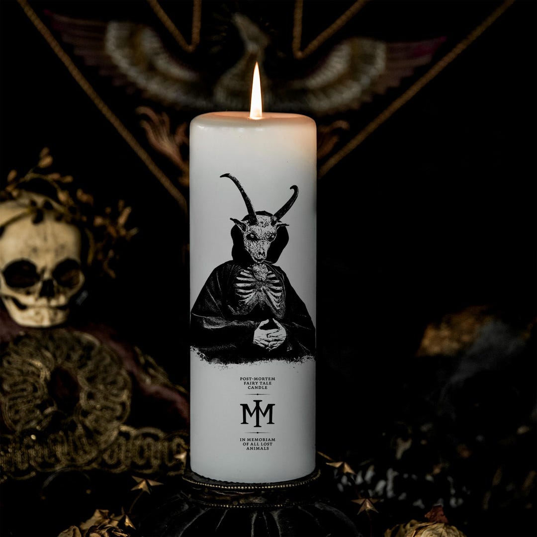 Post-mortem Fairy Tale Candle DEMON BLK - Etsy