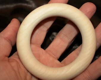 Craft wood rings | Etsy